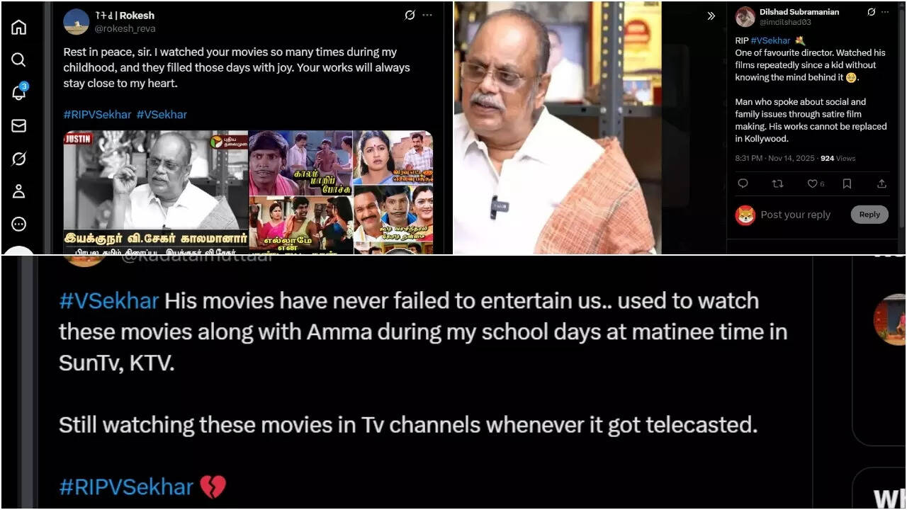 'Kaalam Maari Pochu' director V Sekar, known for portraying middle ...