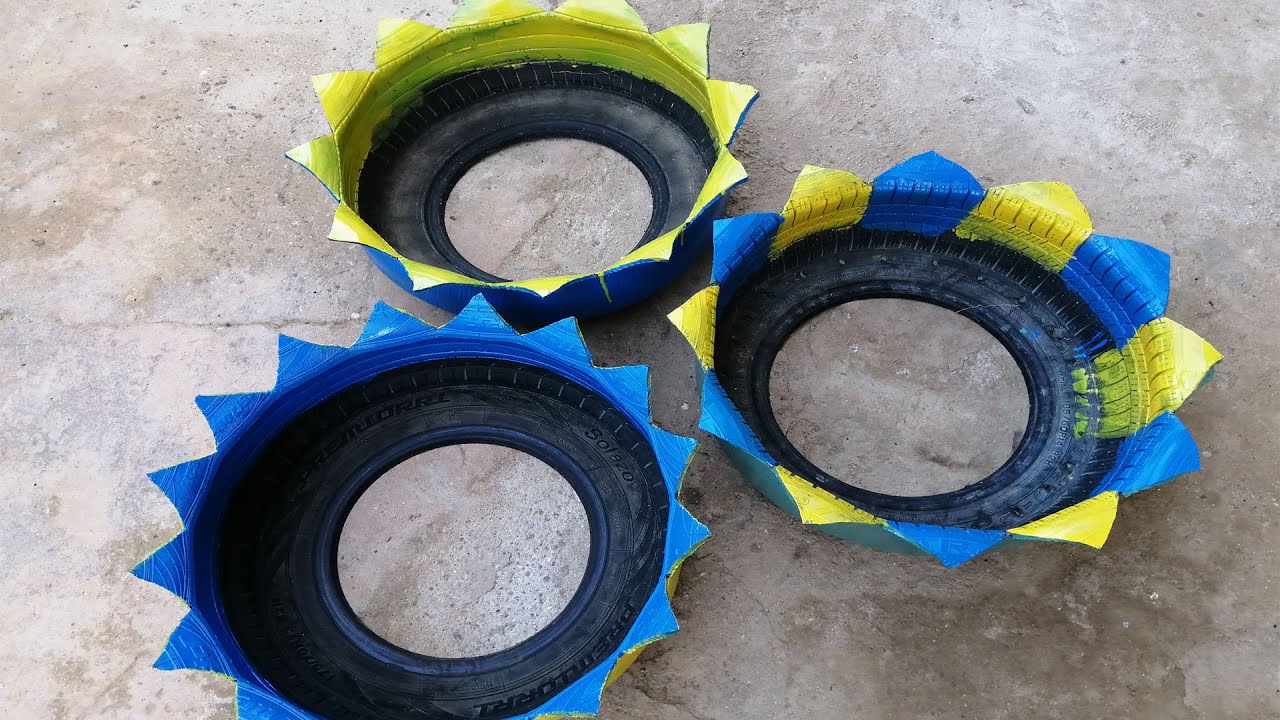 Amazing idea! Few people know that great things are made from car tires