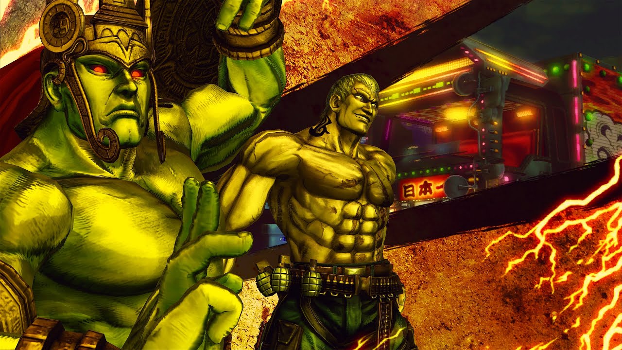 Street Fighter X Tekken playthrough - Bryan and Ogre (Team Fortress ...