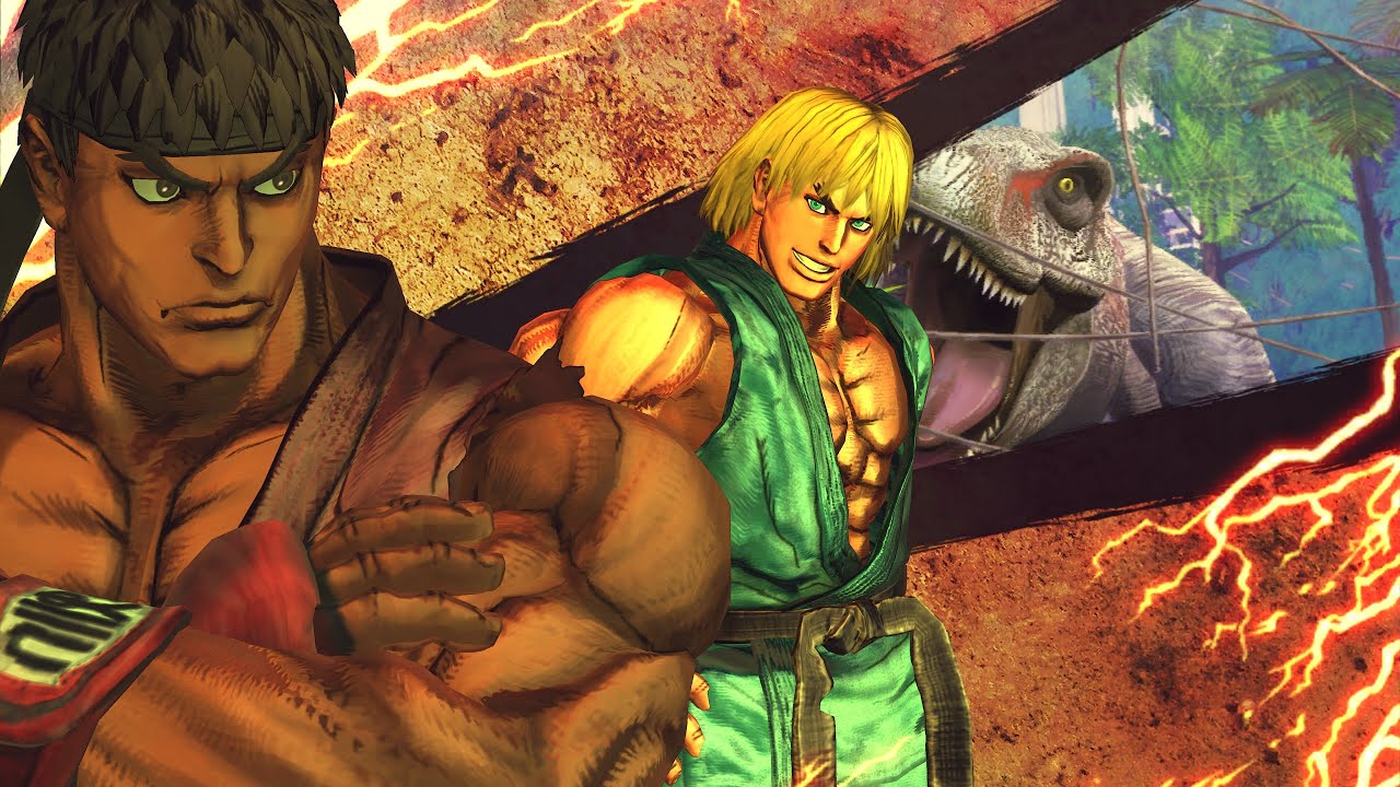 Street Fighter X Tekken playthrough - Ryu and Ken (team Just Shapes and ...