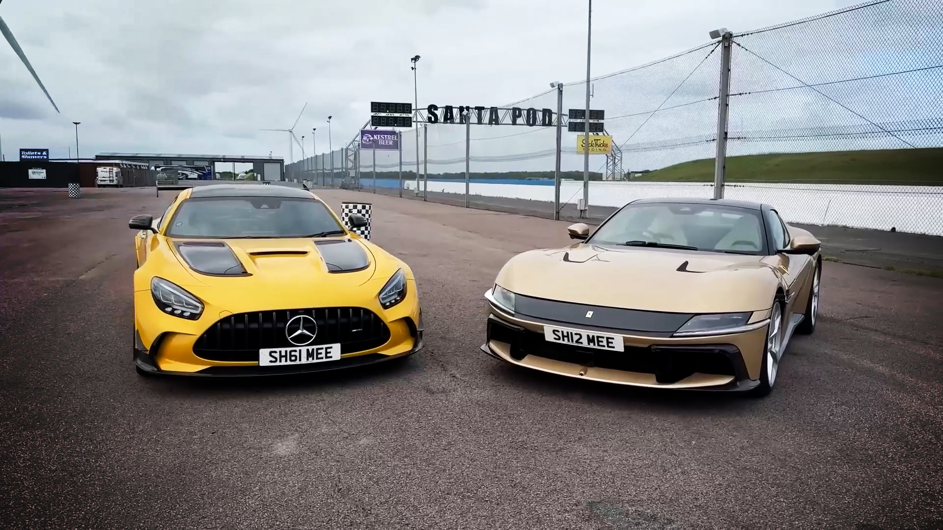 Ferrari 12Cilindri Faces the AMG GT Black Series