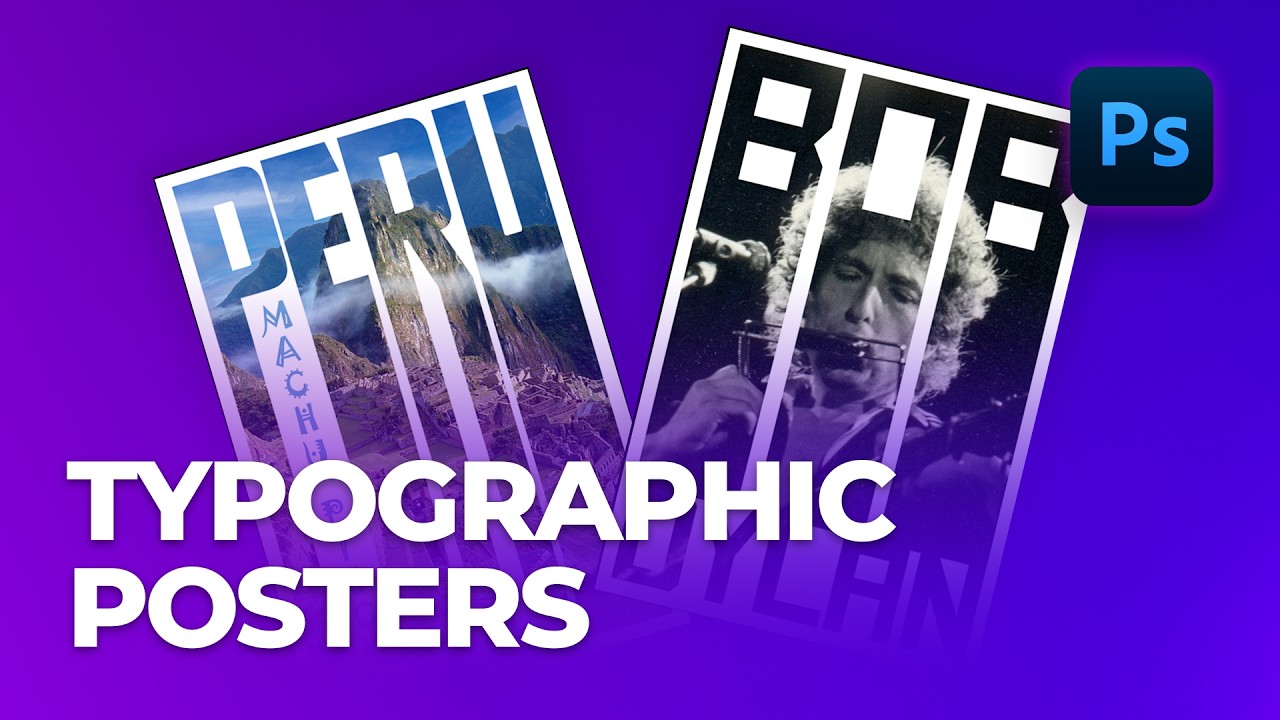 Photoshop: Create awesome typographic/photographic posters!