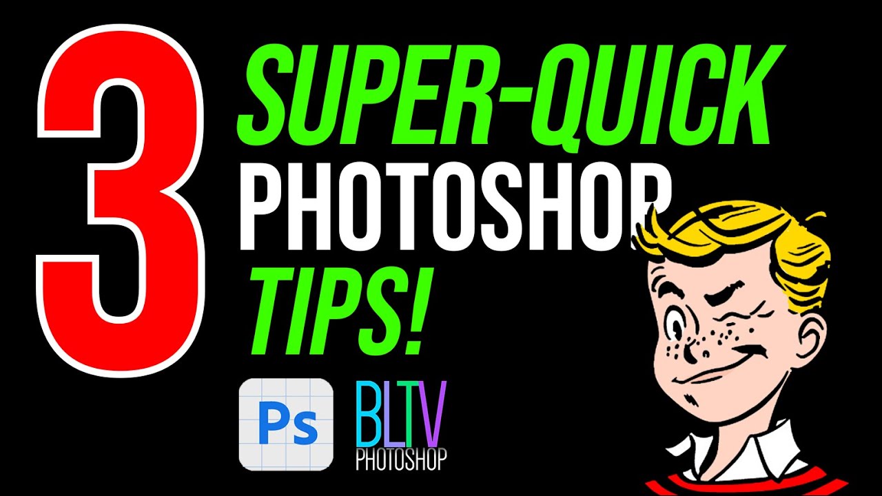 Photoshop: 3 super-quick tips for hair, teeth, & text!