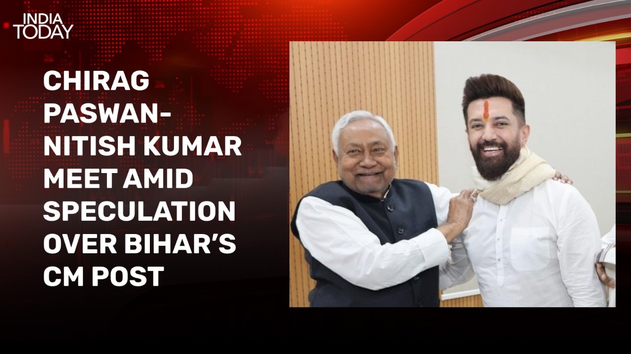 Chirag Paswan meets Nitish Kumar amid buzz over Bihar's Chief Minister post