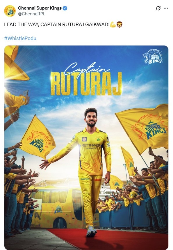 IPL 2026: CSK confirm Ruturaj Gaikwad remains captain after Sanju ...