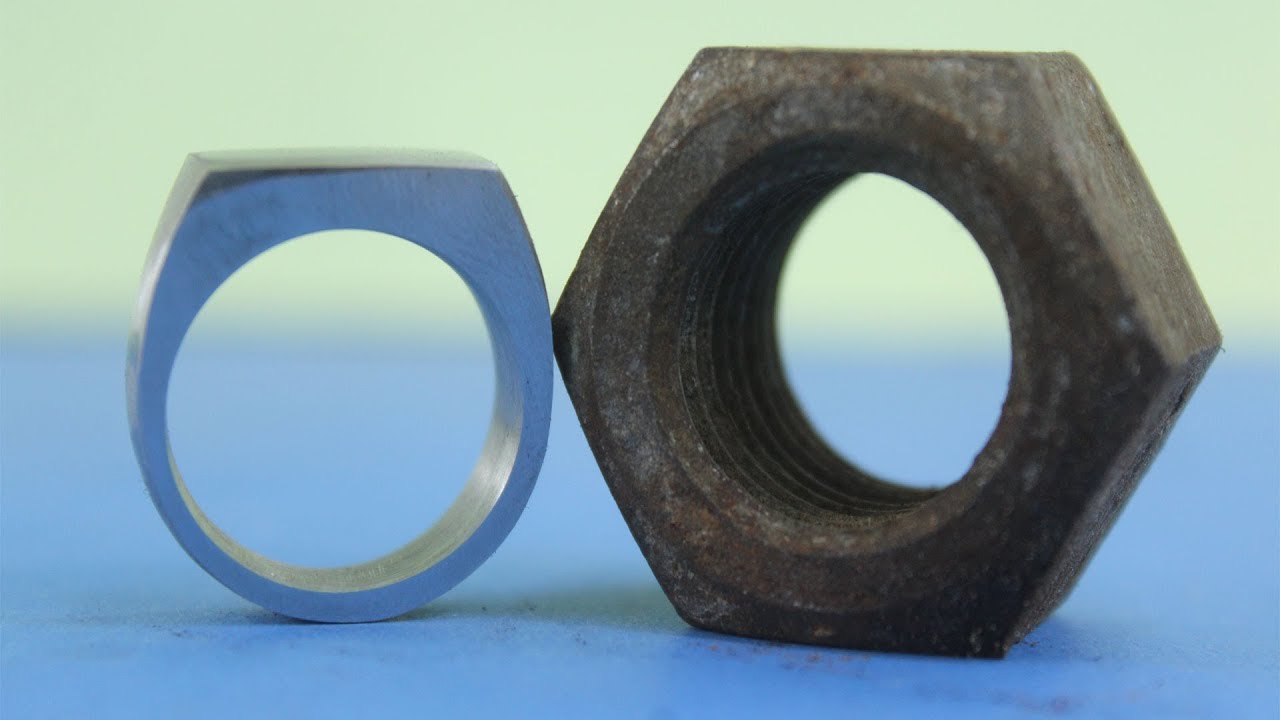 How to Make a Ring From a Nut at Home