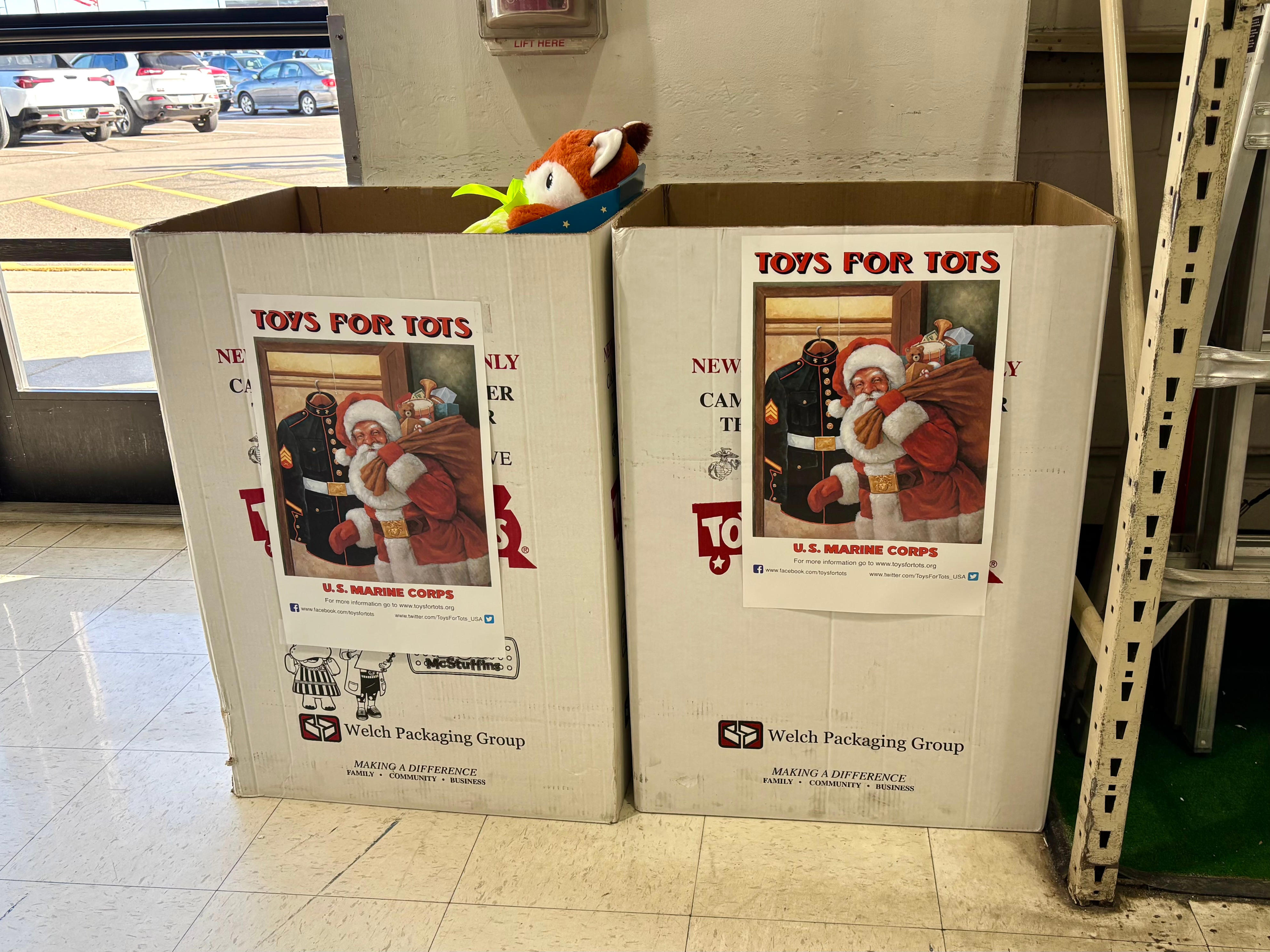 Celebrate Christmas at Menards with toys and festive displays