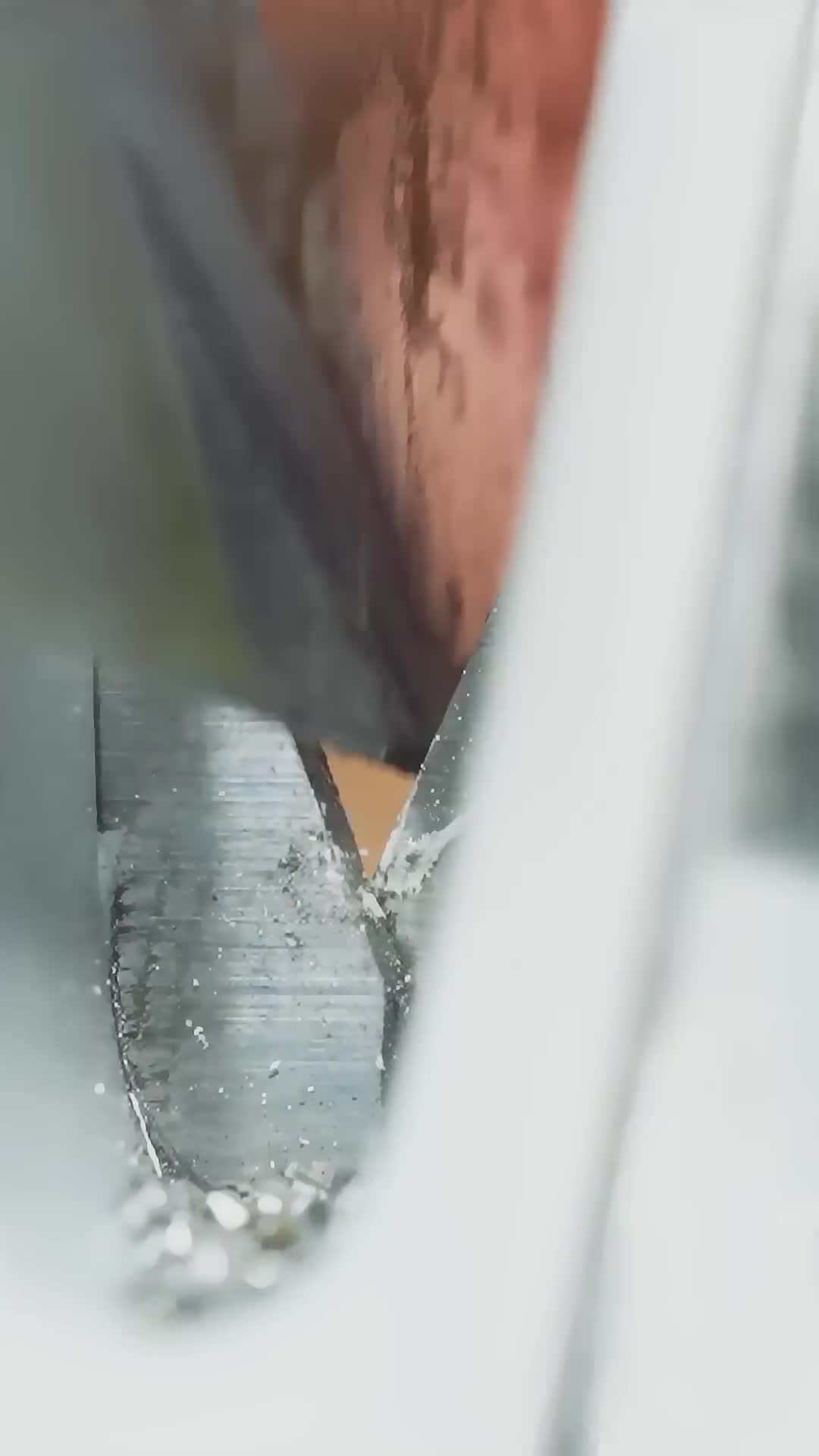 How knife sharpener works close up #urday #macro