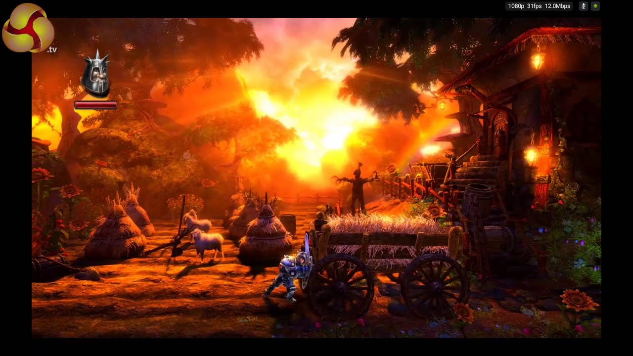 Nvidia Shield Trine 2 gameplay test (Nvidia GRID)