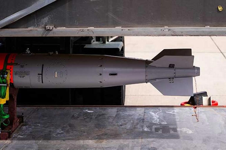 WW3 fears as US Air Force drops 'nuclear gravity bombs' from fighter jet