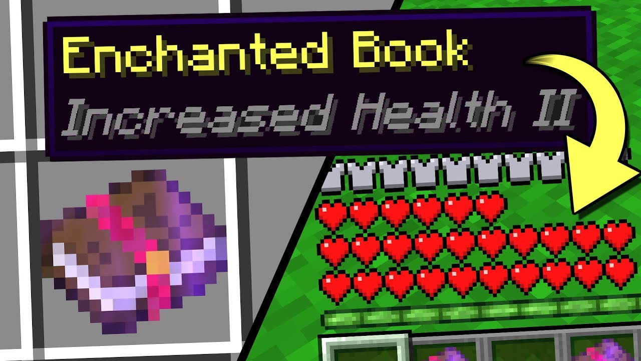 8 Minecraft enchanted books!