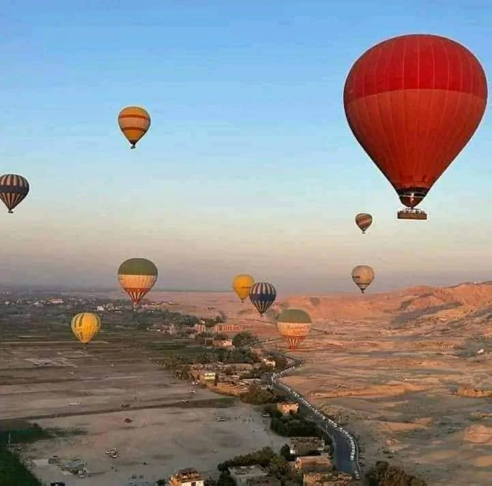 لليوم الثاني.. إلغاء رحلات البالون الطائر في الأقصر بسبب سرعة الرياح