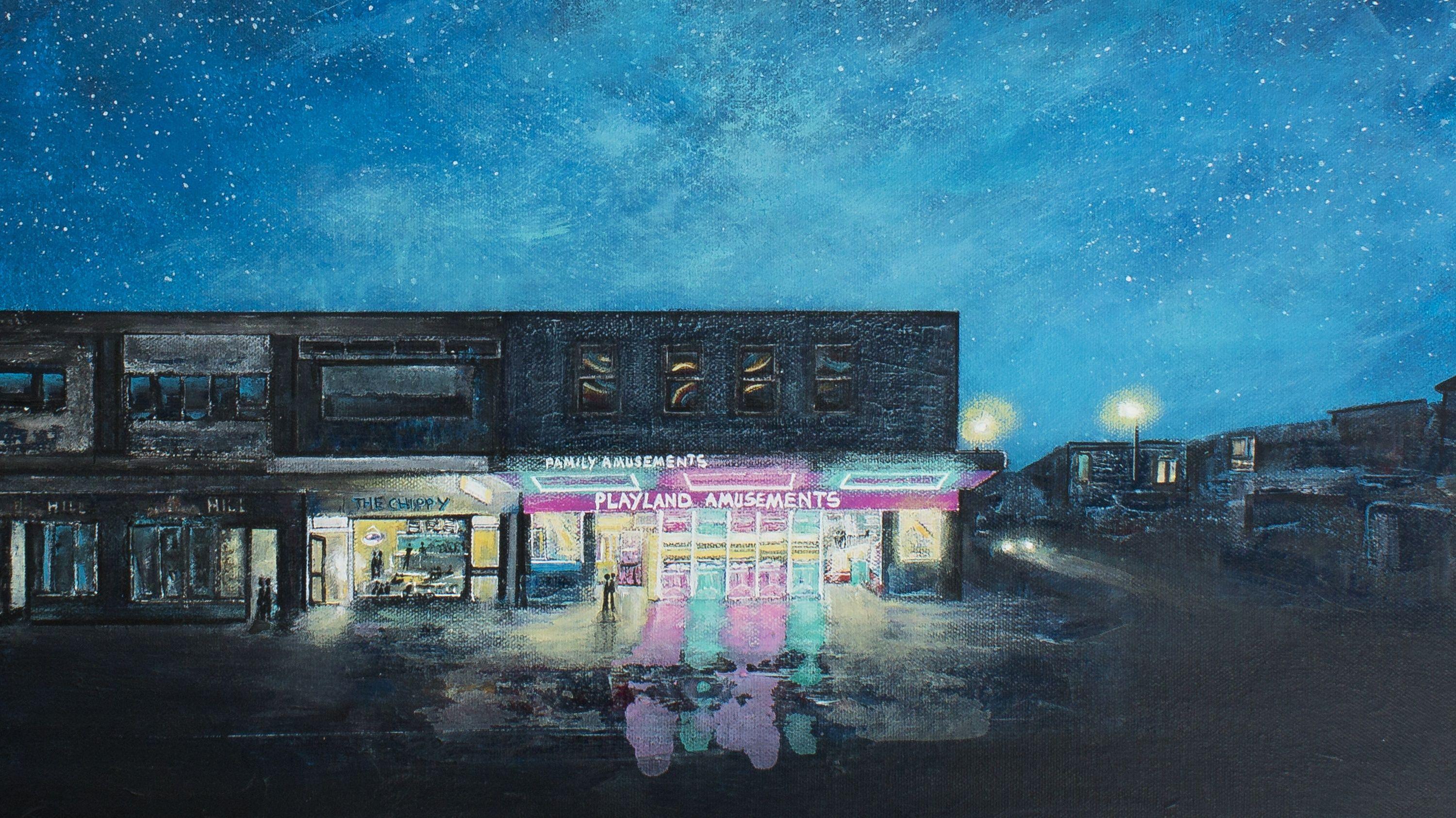 Amusement arcade painting wins art award