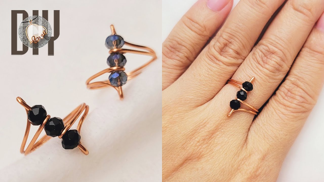 Make simple ring in just 5 minutes | Difference | Super fast | Crystal ...