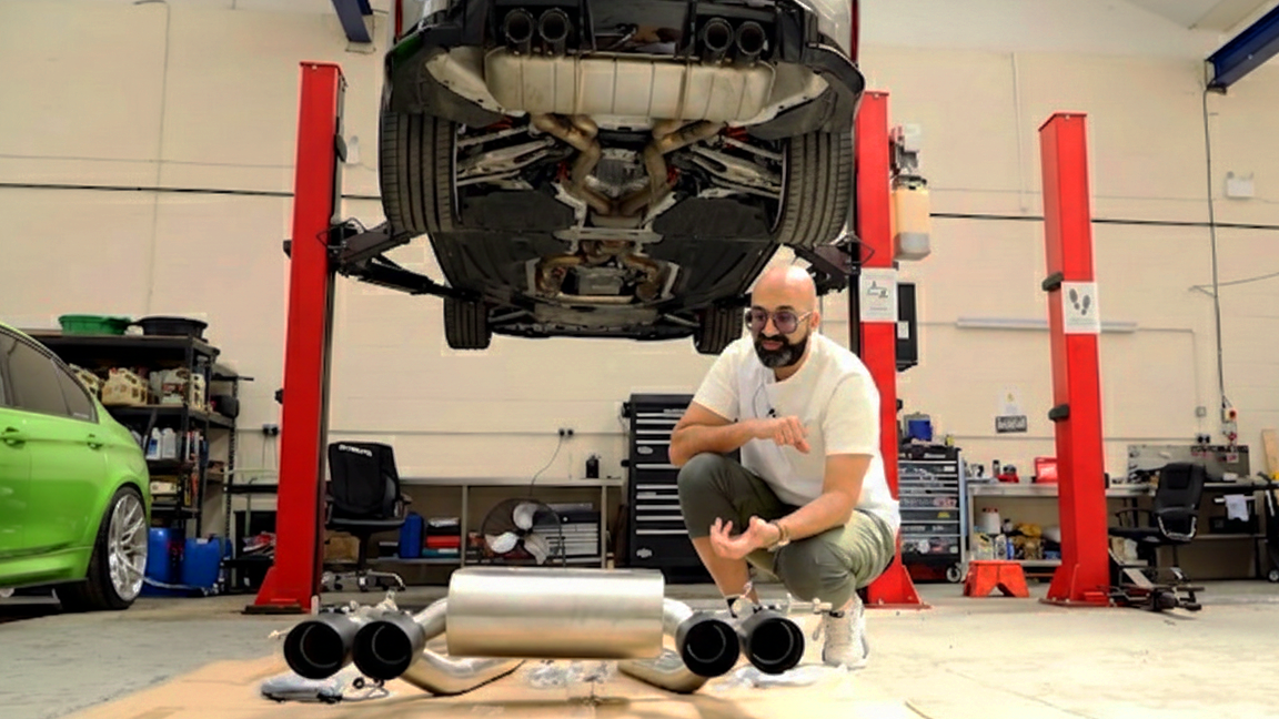 Aulitzky Exhaust Installed on M3