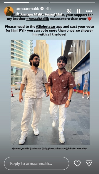 Armaan Malik’s emotional plea: ‘Shower my brother Amaal with all your love’ on Bigg Boss 19