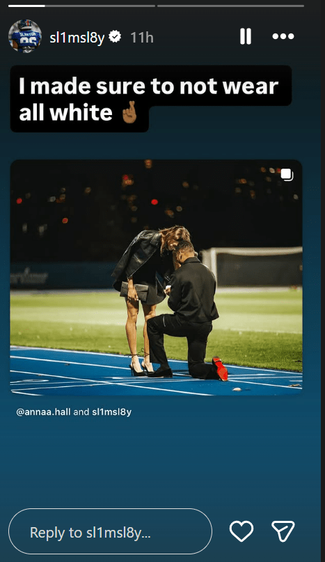 Giants star Darius Slayton engaged to track star girlfriend Anna Hall