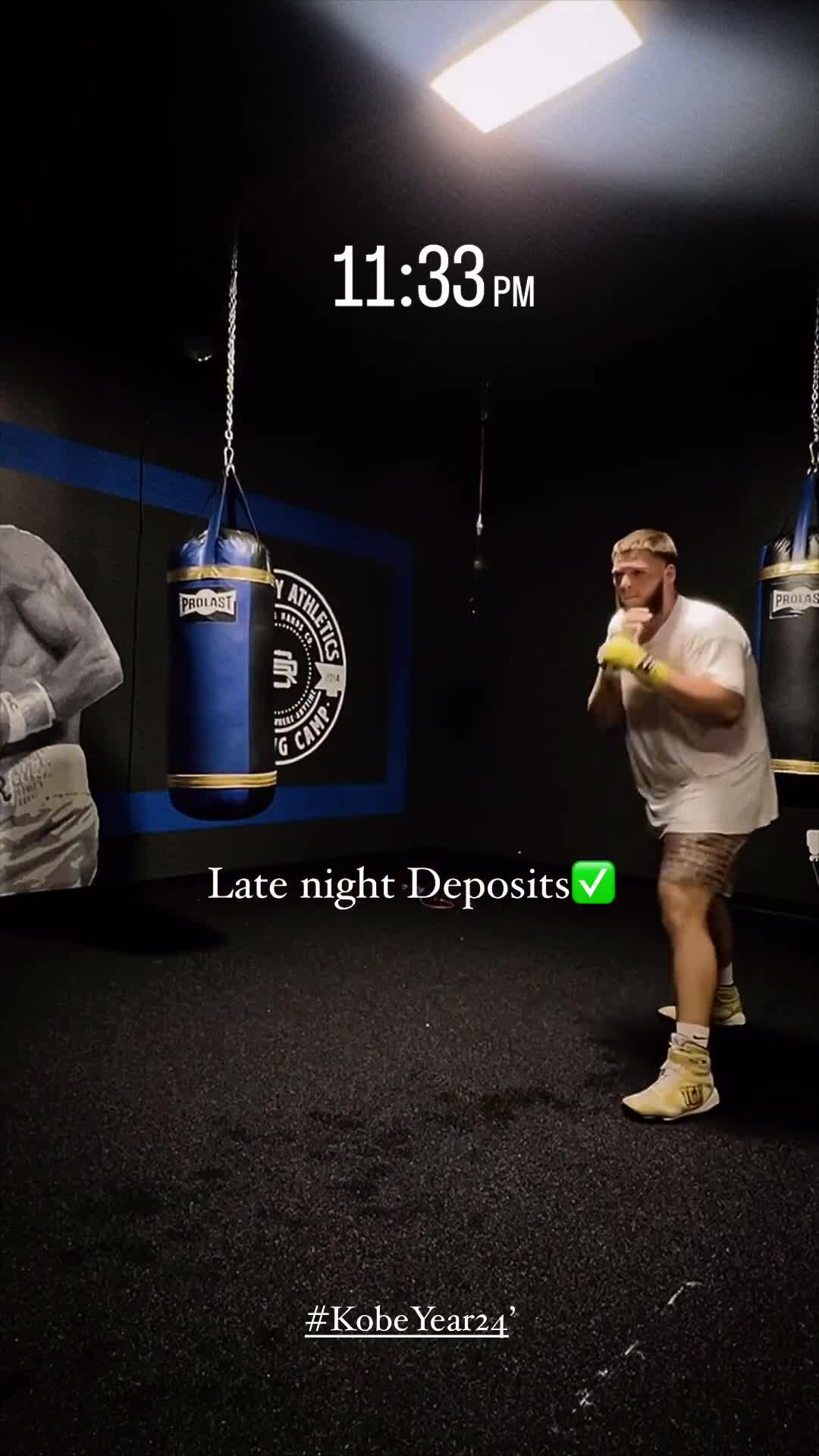 Lorenzo Medina the giant killer is back in the gym ️Late night deposits😤