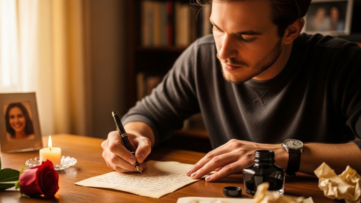 The real meaning behind a man sending you handwritten love letters