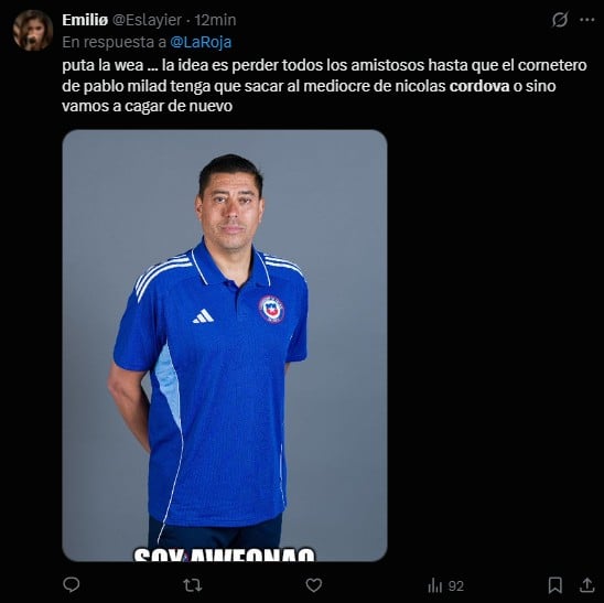 "Tremendo dolor de ojos": El 'villano' de La Roja pese al triunfo ...