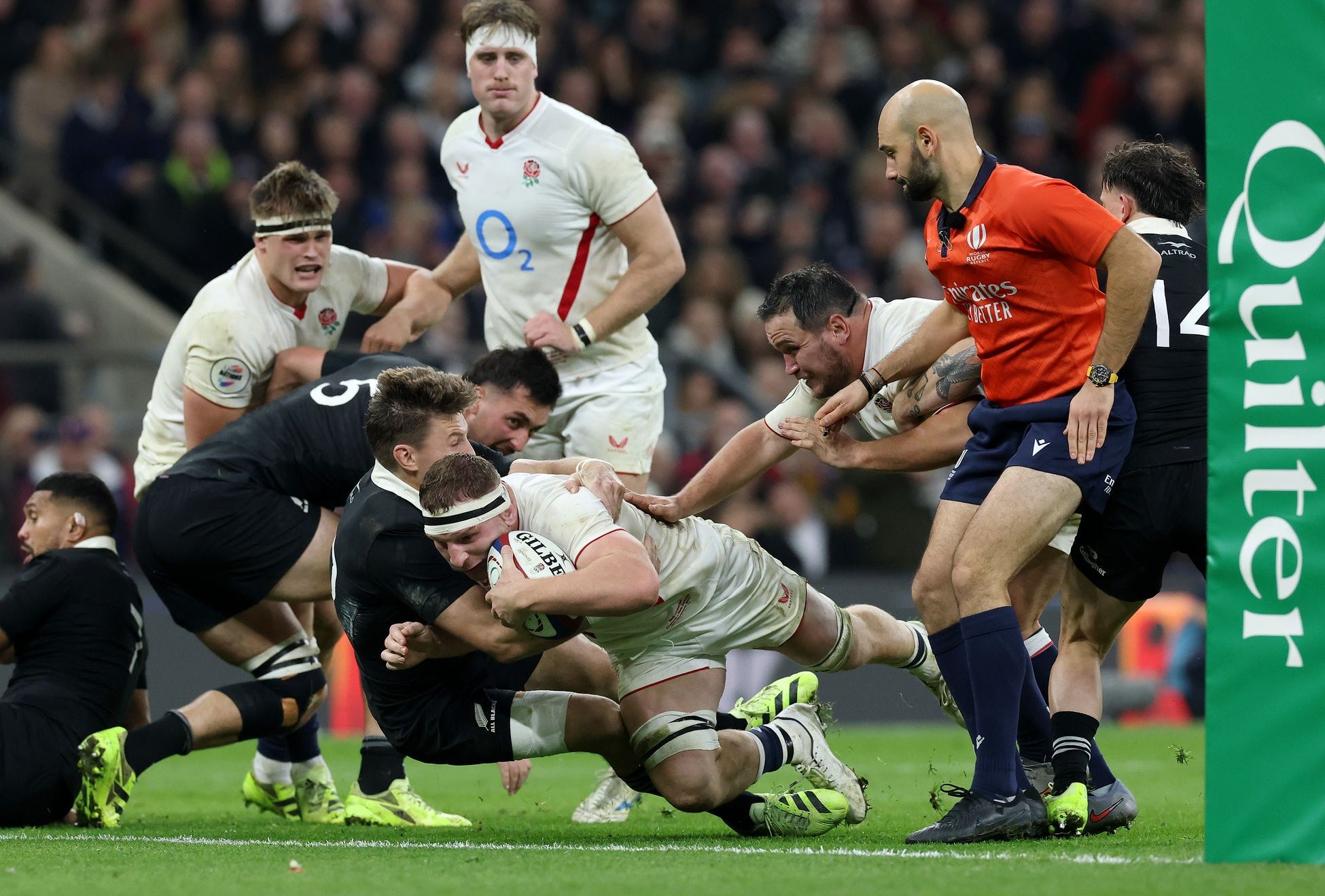 England fight back to lead All Blacks with thrilling finale in store