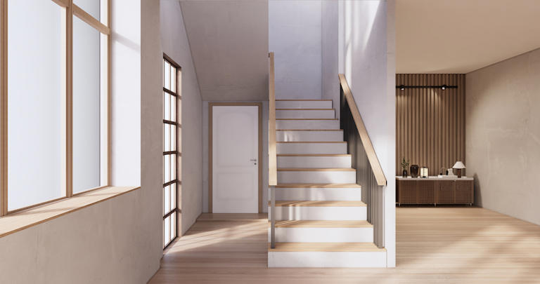 6 Ide Posisi Tangga Rumah Minimalis untuk Hunian Modern