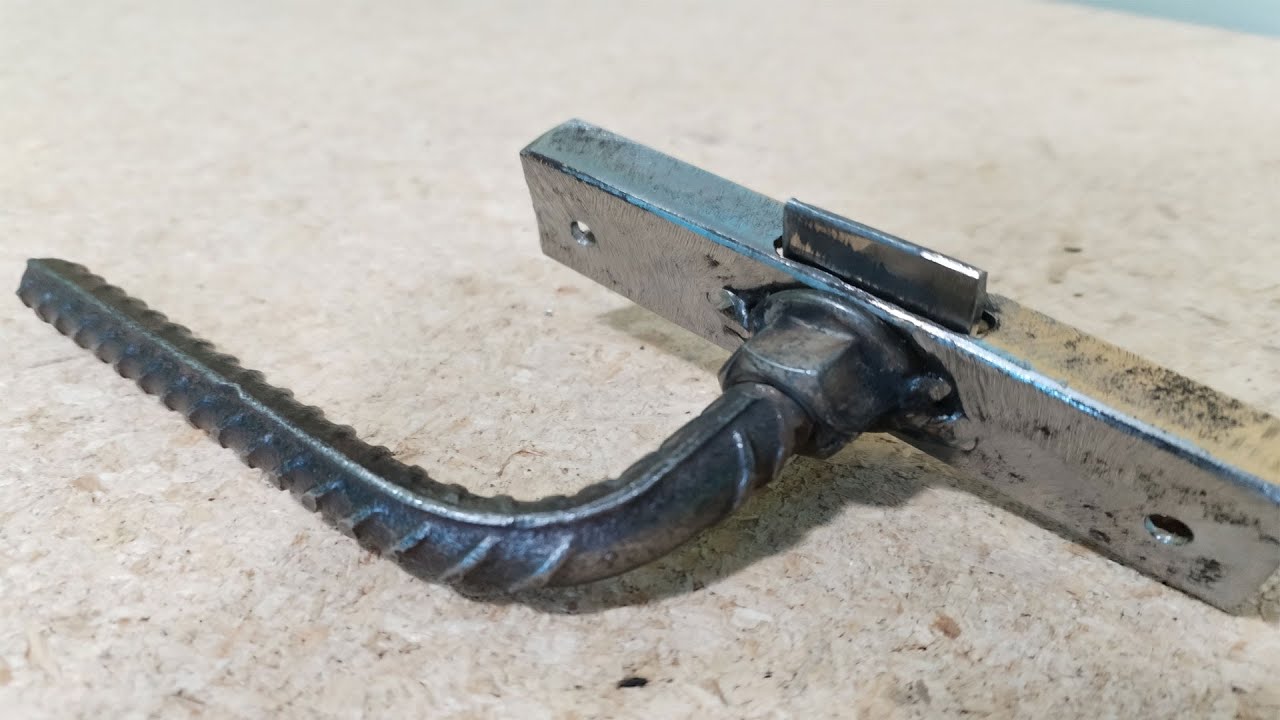 the discovery of a homemade iron door latch tool that is rarely known ...