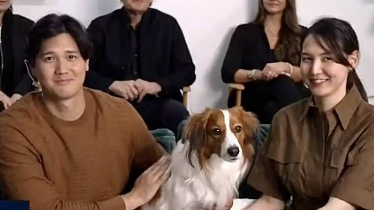 Shohei Ohtani accused of snubbing his wife on live TV after winning MVP ...