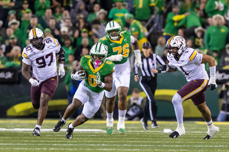 No. 8 Oregon Ducks handle Minnesota Golden Gophers in dominant win ...