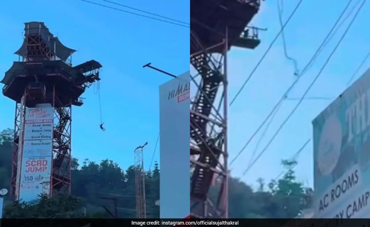 Gurugram Man Falls 35-Meters Down During Bungee Jumping Accident In ...