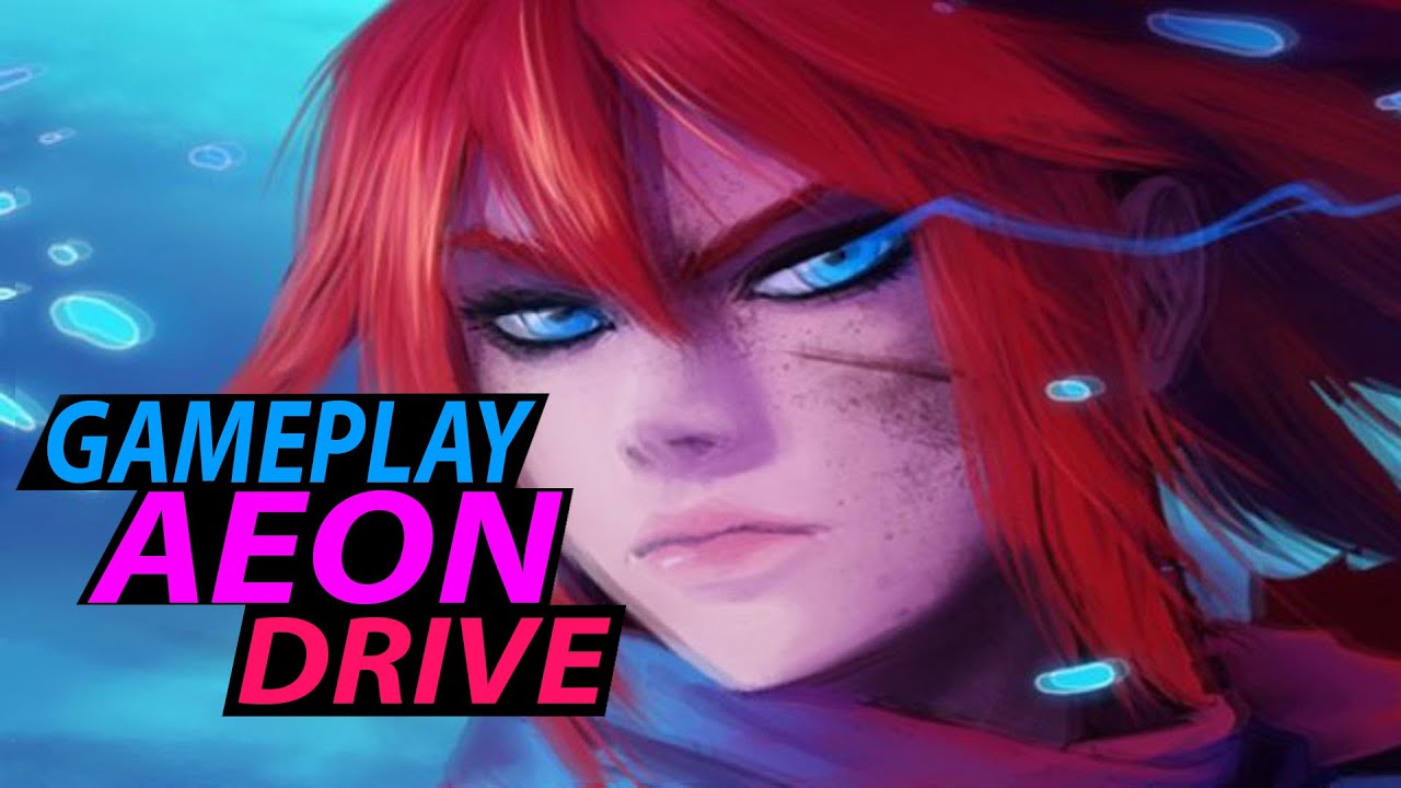 Gameplay de [ Aeon Drive ] Un titulo plataformero a la vez que frenético