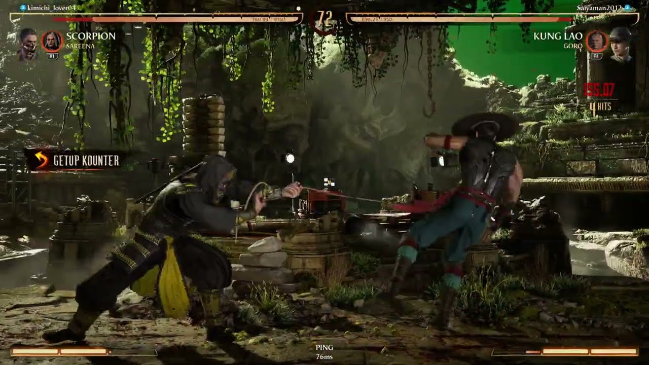 MK1 Kombat League - Saiyaman2012 (Kung Lao) VS Scorpion