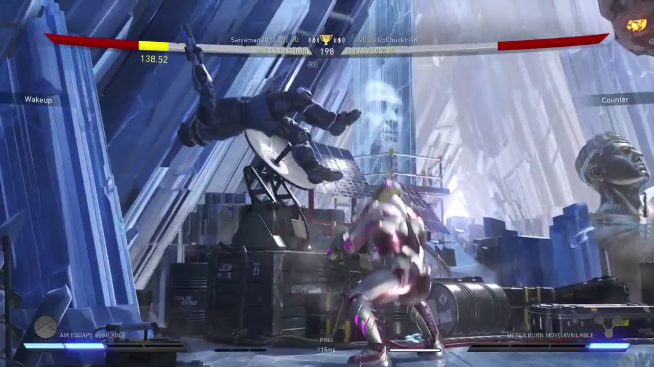 Injustice 2 stream vs UpChuck