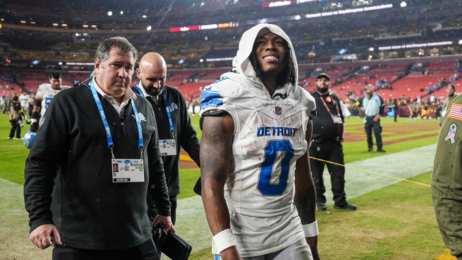 Lions' running backs coach demanded better pass blocking from Jahmyr ...