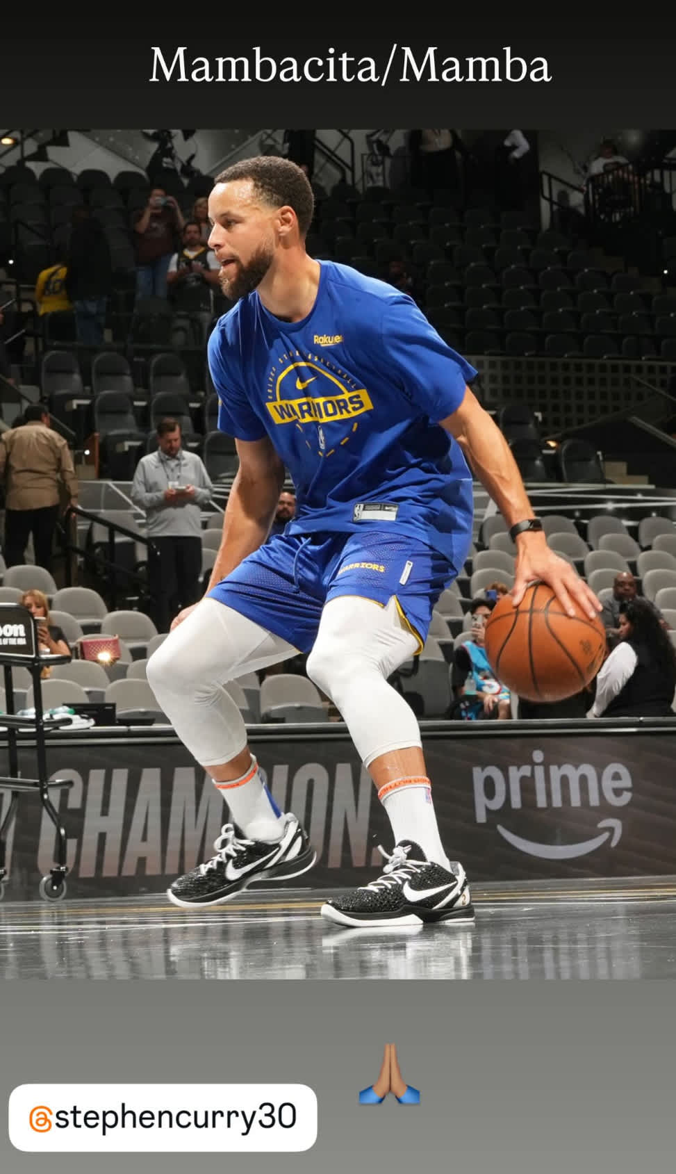 Steph Curry Has 2-Word Reason for Rocking Kobe 6, Vanessa Bryant Reacts