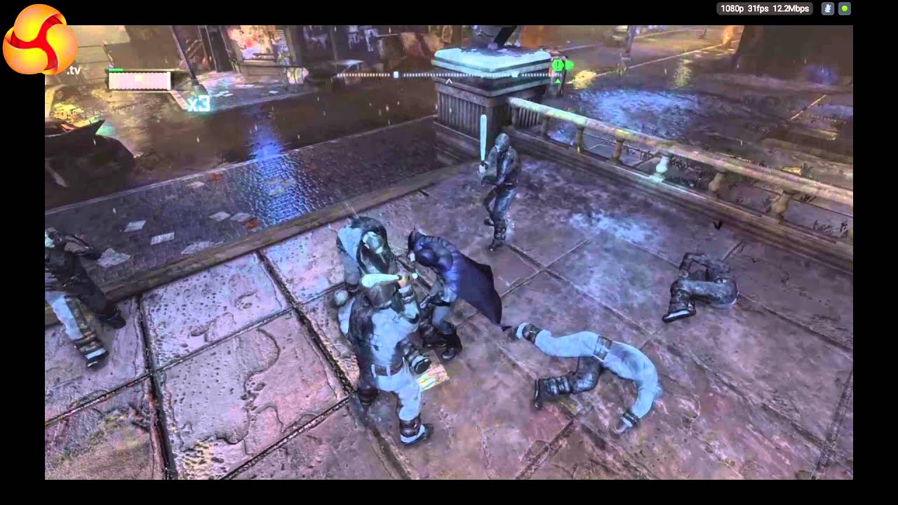 Nvidia Shield Arkham City open world test (Nvidia GRID)