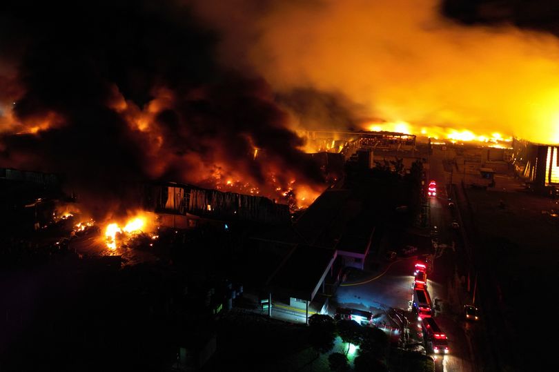 Fireball explosion near airport injures 15 and grounds flights