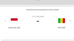 FULL TIME! Hasil Timnas U23 vs Mali International Friendly Match Malam ...