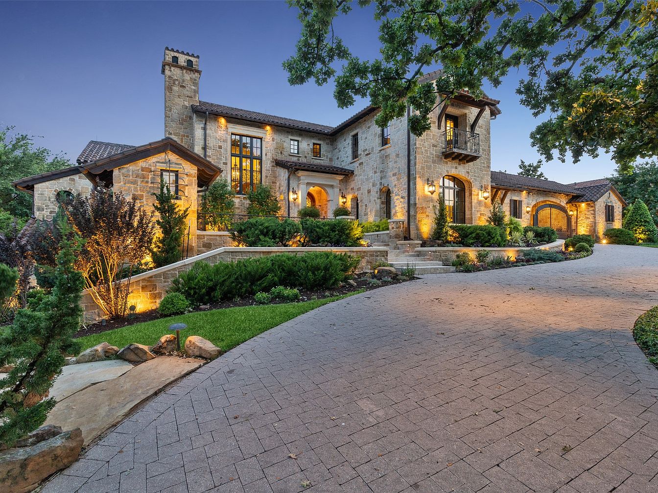 $10M Majestic European-Style Family Estate in Texas with 6 Bedrooms ...