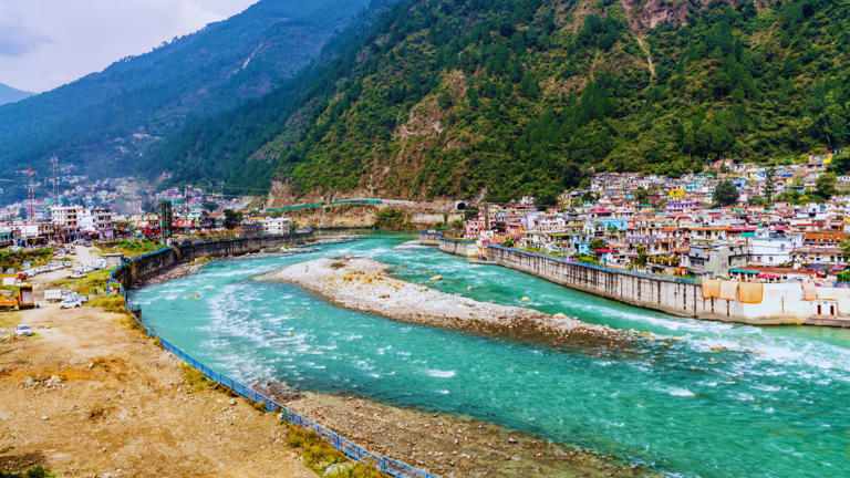Which glacier is the source of Ganga River?