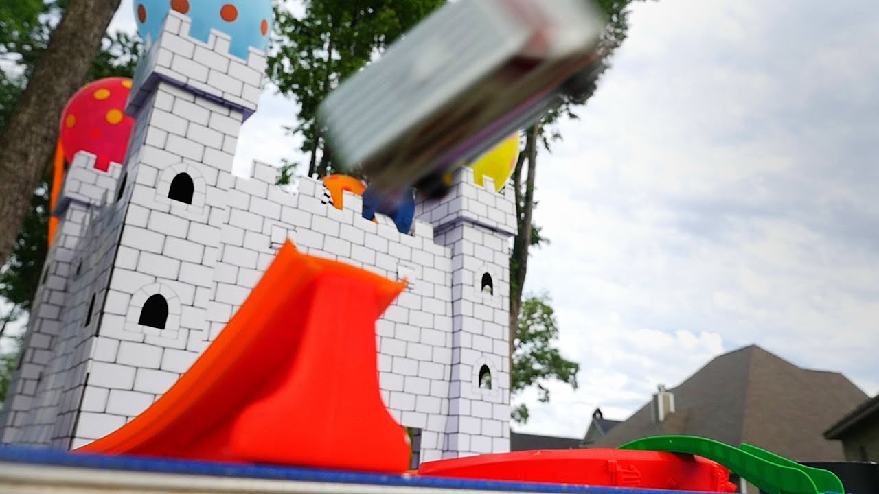 Hot Wheels castle track!