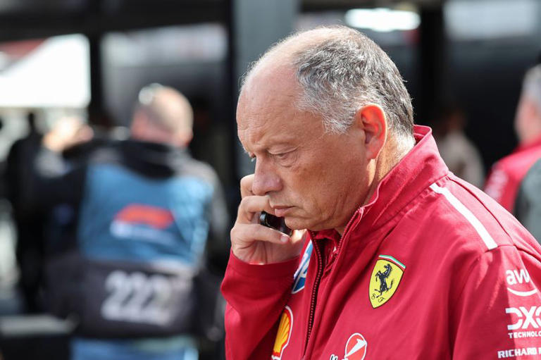 Ferrari boss Fred Vasseur rushed to hospital and forced to miss Monaco ...