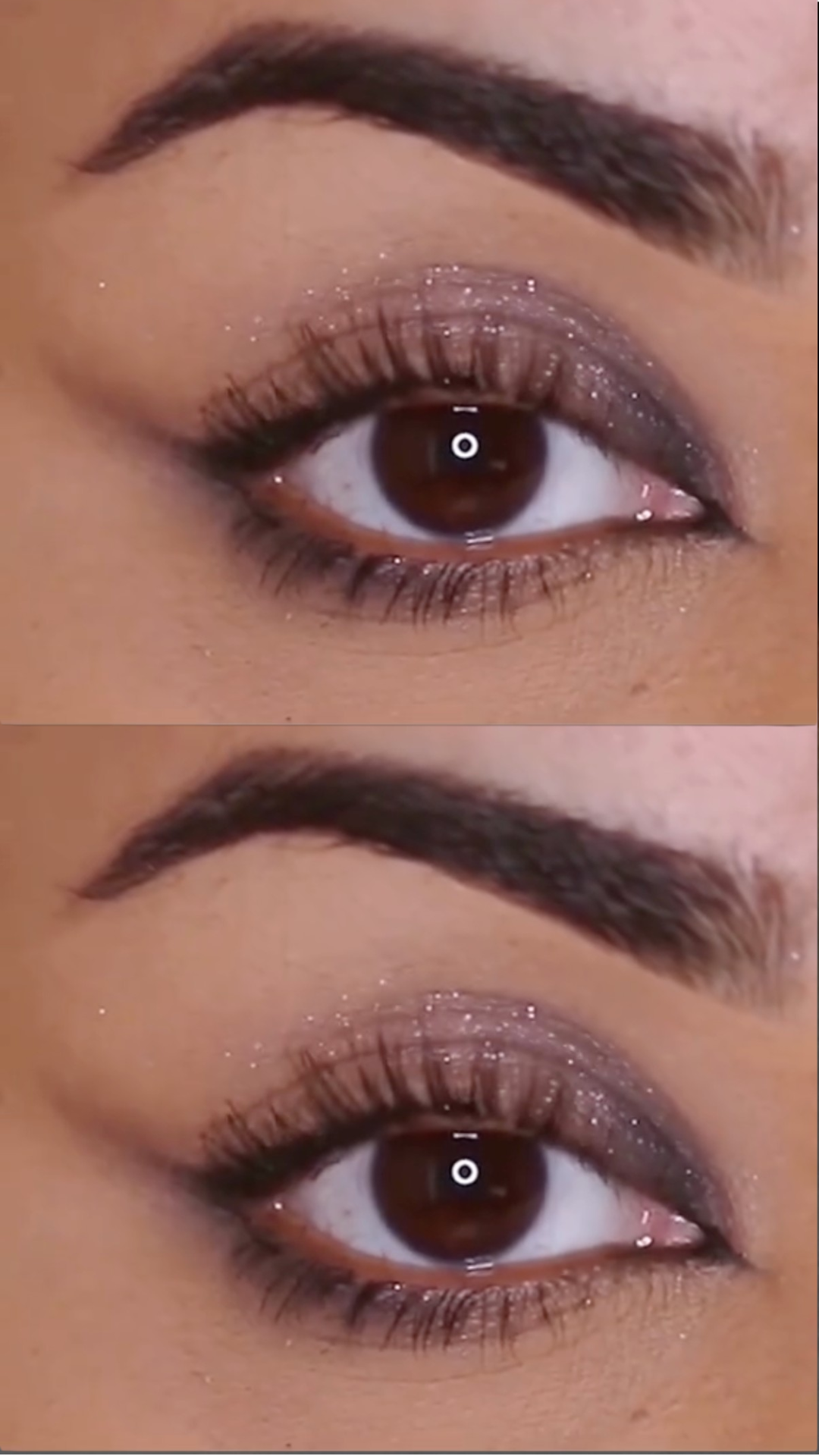Glowing Soft Sparkle Eye Look
