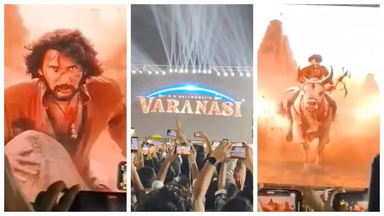 'GlobeTrotter' officially titled 'Varanasi'; Mahesh Babu rides a ...