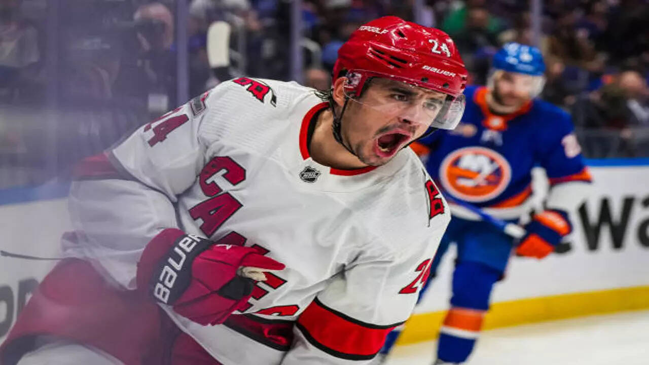 Seth Jarvis injury update: Andrei Svechnikov’s high stick takes ...