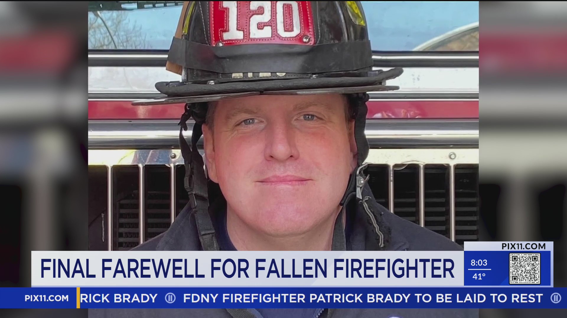 FDNY firefighter Patrick Brady to be laid to rest