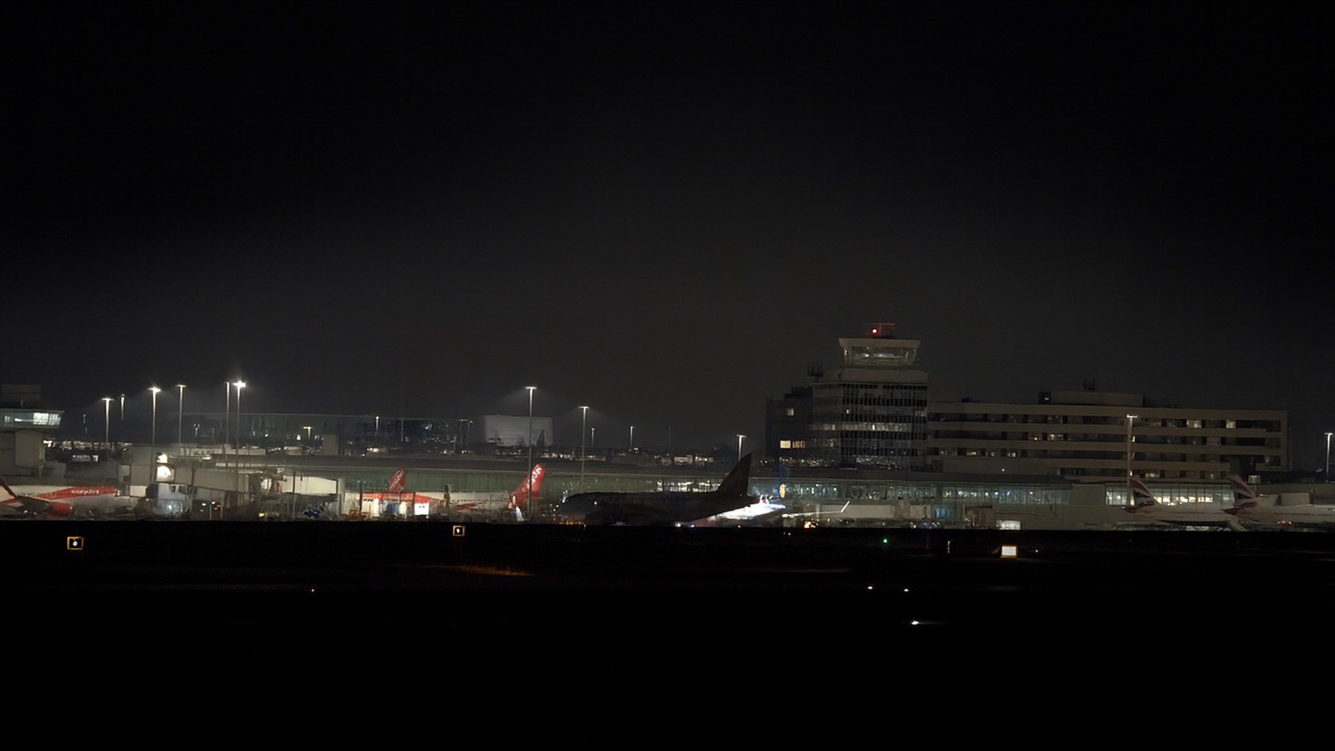 Dawn Departures at the Airport