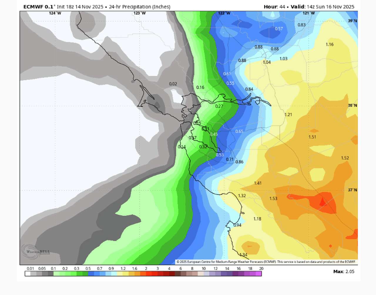 Atmospheric river targets Southern California while Bay Area rides the ...