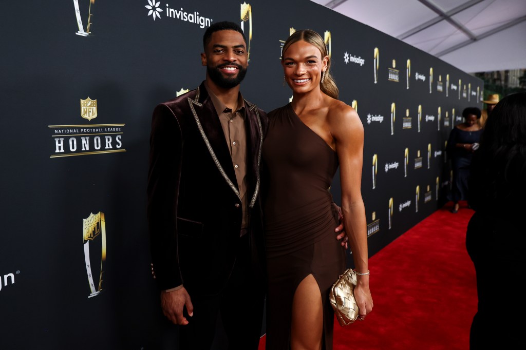 Giants star Darius Slayton engaged to track star girlfriend Anna Hall