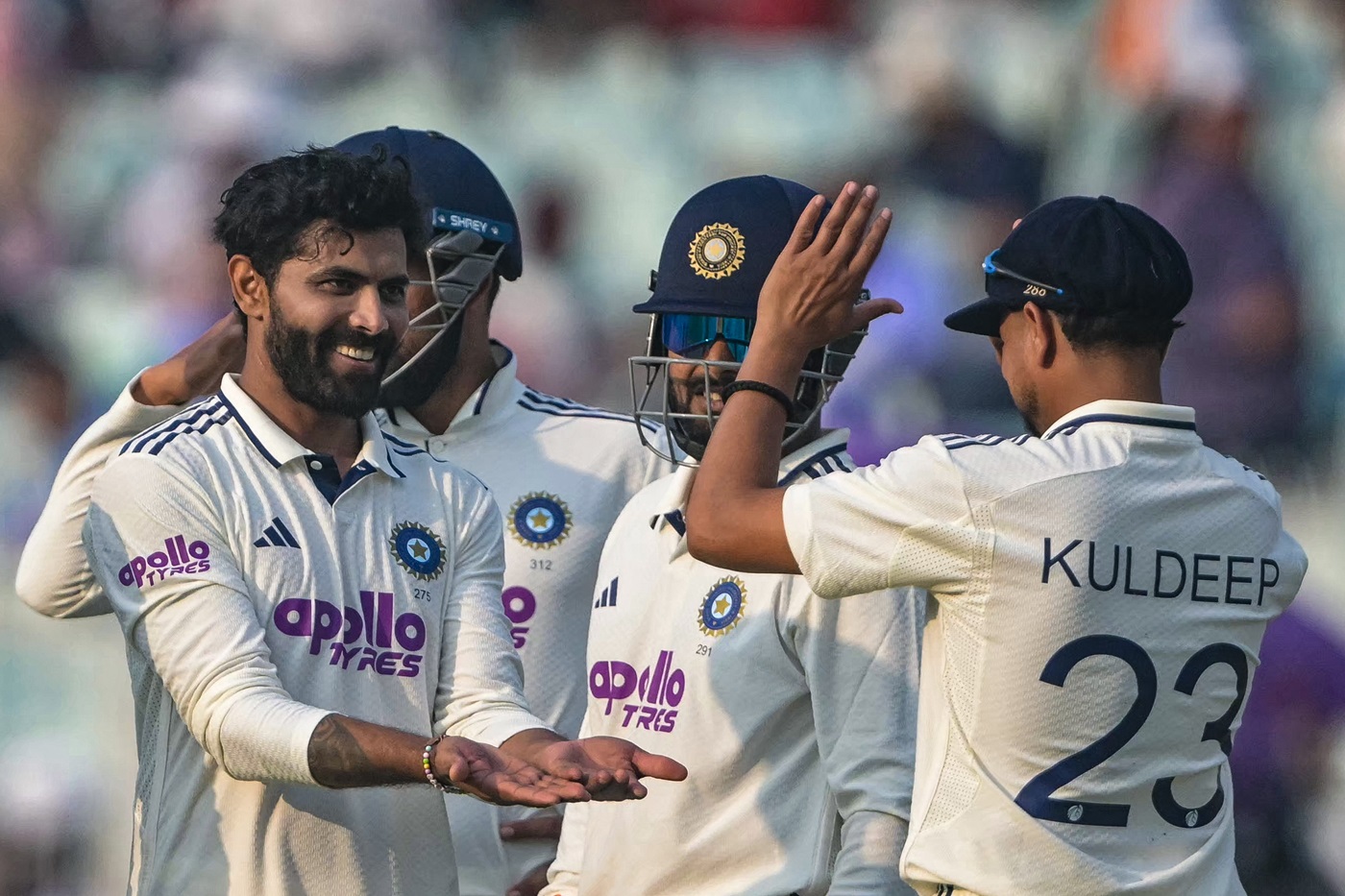 India smell victory after 15-wicket day on a tough Eden Gardens pitch